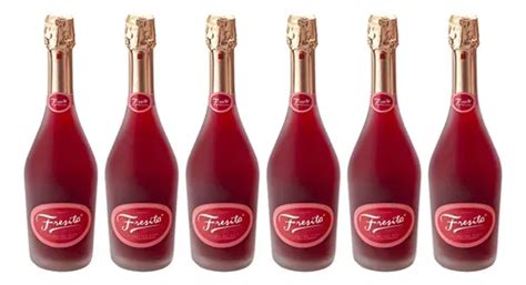 Espumante Fresita Botella De 750 Ml Pack Por 6 Envío Gratis