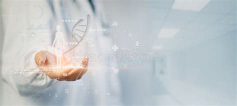 Ai Medical Scientists Analyzing Dna And Molecules Advanced Healthcare Technology Biological