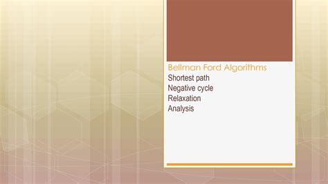 Solution Bellman Ford Algorithms Studypool