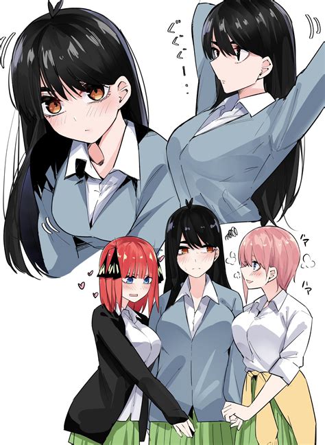 Nakano Nino Nakano Ichika And Uesugi Fuutarou Go Toubun No Hanayome