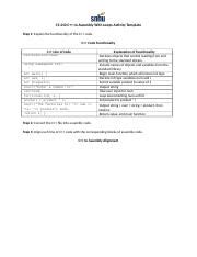 Understanding C To Assembly Conversion With Loops Activity Course Hero