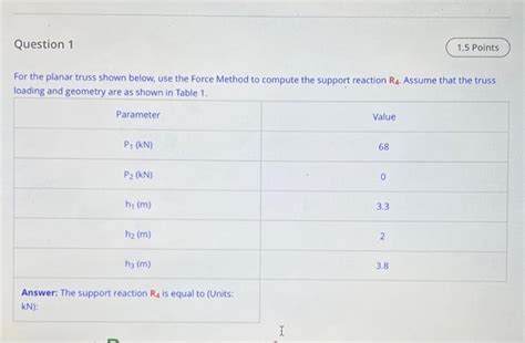 solved for the planar truss shown below use the force