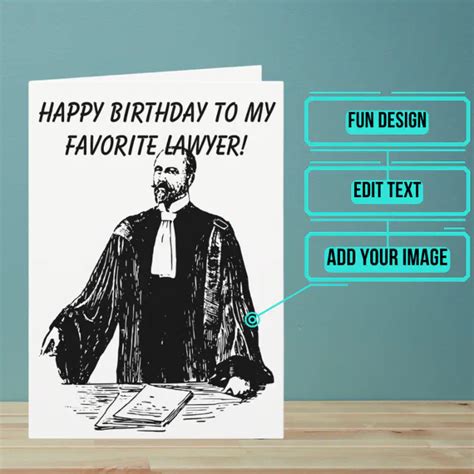 Male Lawyer Birthday Card Zazzle