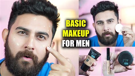 Basic Makeup For Men Tutorial Mens Basic Everyday Makeup Natural