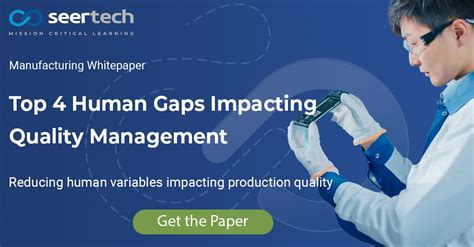 Seertech Solutions On Linkedin Top 4 Gaps Impacting Quality Management