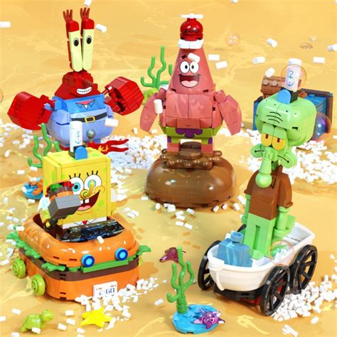 Jual Sembo Nano Block Spongebob Balok Susun Mainan Bangunan 3d Puzzle