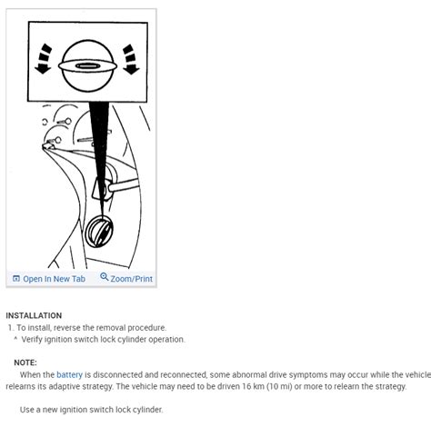 Ignition Switch Replacement I Lost My Key I Want To Sale My