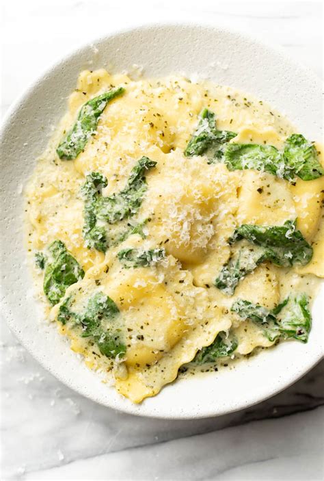 Creamy Pesto Ravioli • Salt And Lavender