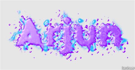 Arjun Text Effect And Logo Design Name