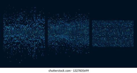 128 Big Data Visualization Analysis Process Sorting Machine Binary Code