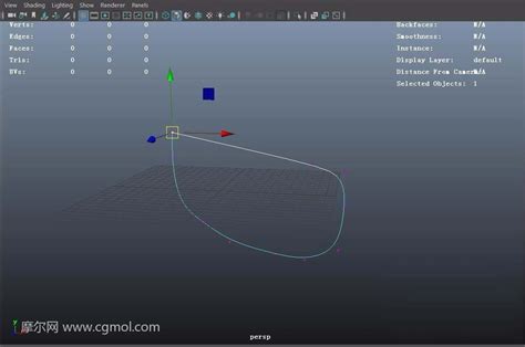 Maya怎么使用planar命令画一个面 Autodesk Maya教程 Cg教程 摩尔网cgmol