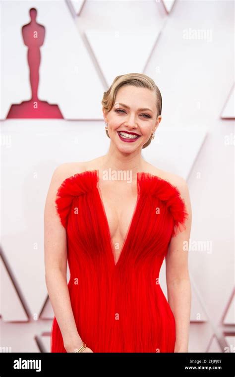Los Angeles Usa 25th Apr 2021 Oscar® Nominee Amanda Seyfried