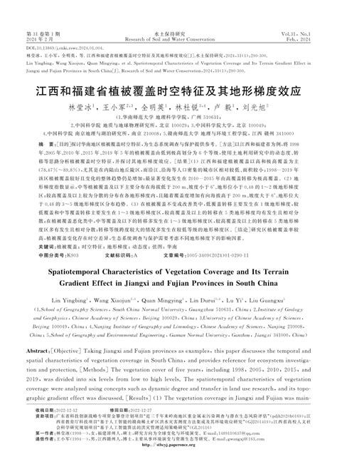 Pdf Spatiotemporal Characteristics Of Vegetation Coverage And Its