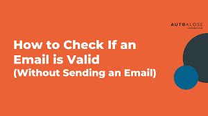 How To Check Email Validity A Comprehensive Guide