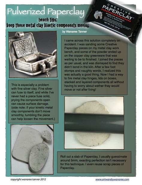 17 Best Images About Metal Clay On Pinterest Business Printing Earring Tutorial And Copper Metal