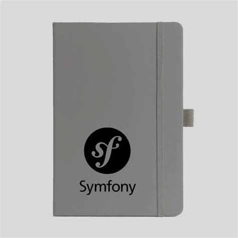 Logo Branded A5 Pen Loop Notebooks Custom Printed With Your Logo In One Colour