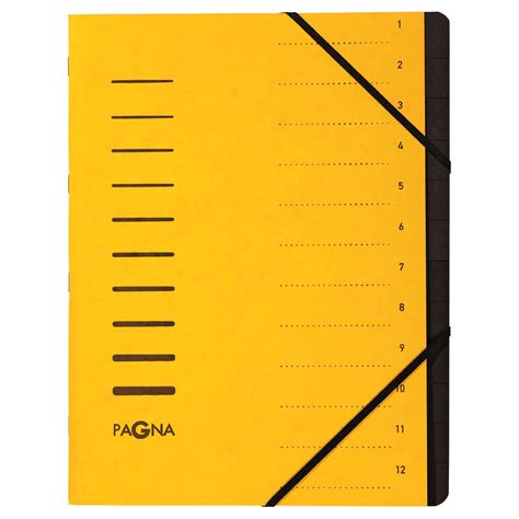 Pagna Elastikmappe M12 Rum A4 Gul 58 Dkk