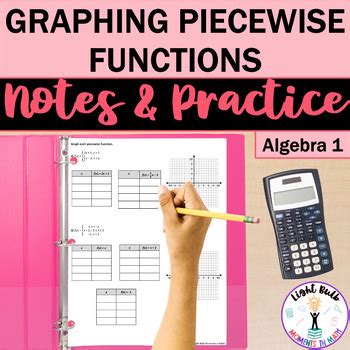Graphing Piecewise Functions Guided Notes And Worksheet TPT