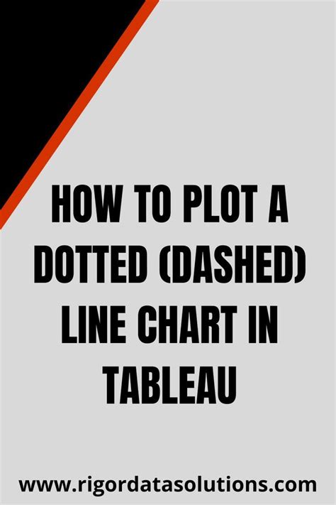 How To Plot A Dotted Dashed Line Chart In Tableau Dotted Line Line