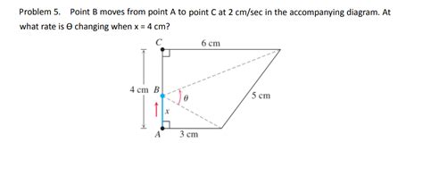 Solved Problem Point B Moves From Point A To Point C At Chegg