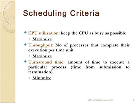 Cpu Scheduling Algorithms
