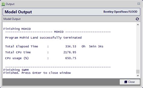 Openflows Water Infrastructure Running A Model Simulation In Openflows Flood Communities