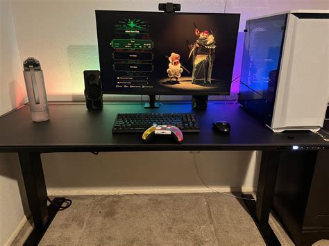 Just Finished Getting My New Desk Set Up Mostly R Secretlab