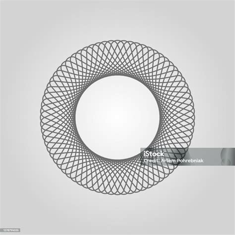 스피로그래프 원 음파 구조화 곡선 패턴 주문 된 파도 우주 파형 스타 추상화 벡터 그림입니다 그래프에 대한 스톡 벡터 아트 및 기타 이미지 Istock
