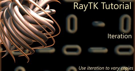 raytk tutorial iteration and variation derivative