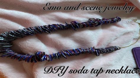 Making A Emoscene Necklace Out Of Soda Taps Youtube