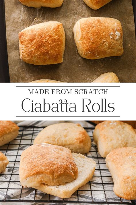 Bread Machine Ciabatta Rolls Recipe