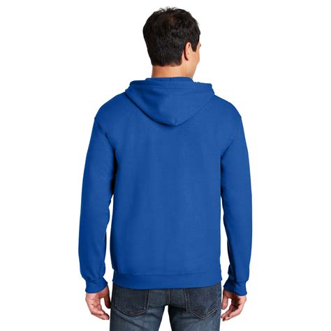 Gildan 18600 Heavy Blend Full Zip Hooded Sweatshirt Royal Full Source