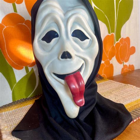Scream Tongue Mask Etsy