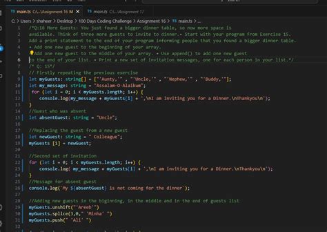 bariqa anwar on linkedin 100daysofcode codingchallenge typescript