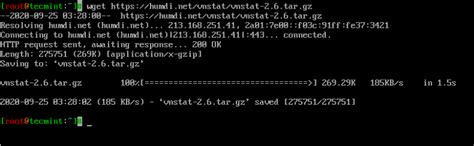 how to install vnstat and vnstati to monitor network traffic in linux