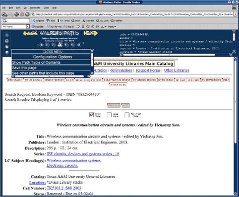 The Path Browsing Interface Configuration Menu Displayed Download Scientific Diagram