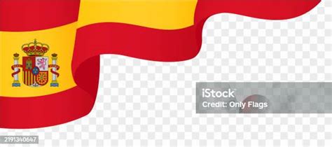 스페인 국기 웨이브 고립 Png 또는 투명 배경 벡터 일러스트 레이 션 3차원 형태에 대한 스톡 벡터 아트 및 기타 이미지 3차원 형태 National Day Of