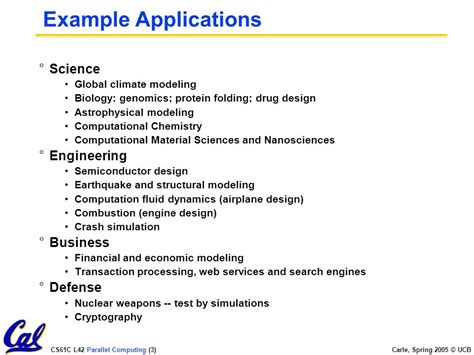 CS61C L42 Parallel Computing 1 Carle Spring 2005 UCB Andy Carle Inst Eecs Berkeley Edu