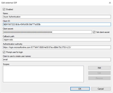 external idp integration