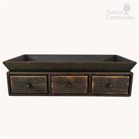 Rustic Mustard Three Drawer Pass Through Cabinet Nanas Farmhouse Nanas Farmhouse
