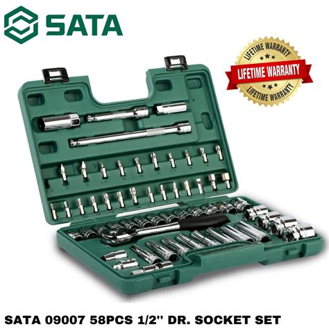 Sata 09007 60pcs 1 2 Dr Socket Set Socket Set Tool Set Tools