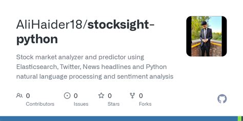 GitHub AliHaider Stocksight Python Stock Market Analyzer And Predictor Using Elasticsearch