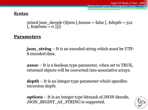 Json With Php Week 11 Ppt Download