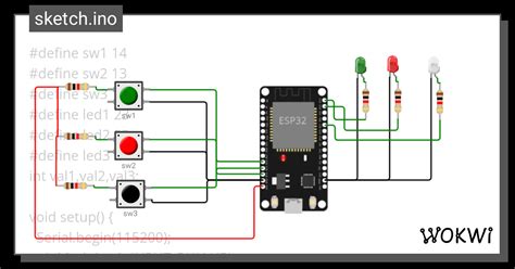 Digital Input O Wokwi Esp32 Stm32 Arduino Simulator