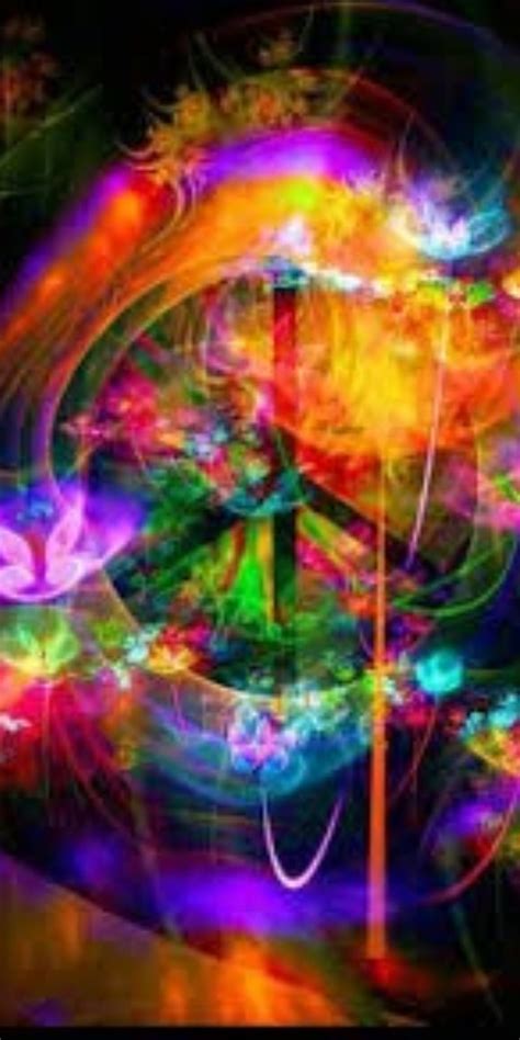 Psychedelic Peace Wallpaper