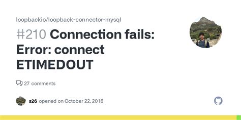 connection fails error connect etimedout · issue 210 · loopbackio