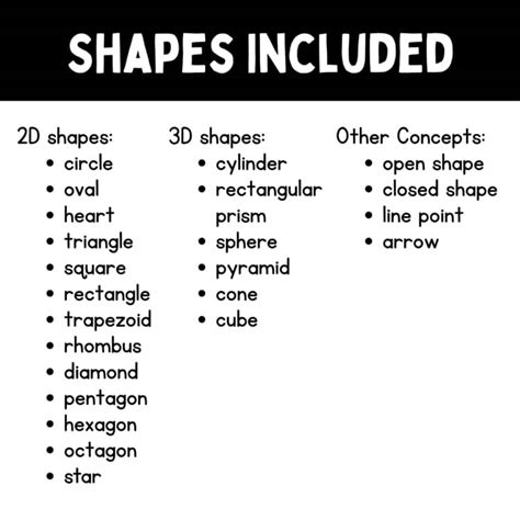 2d And 3d Shape Printables Sunset Salutations By Miss Kebler Elf