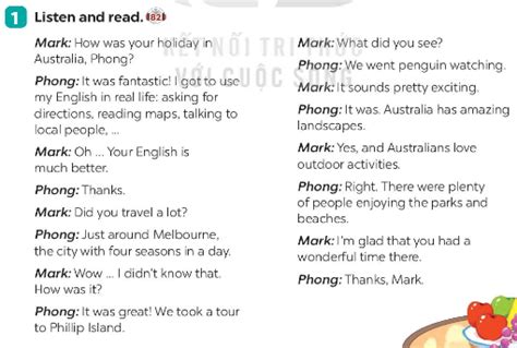 Unit 12 Lớp 7 Getting Started Sách Global Success Tiếng Anh 7 Unit 12 Getting Started Trang