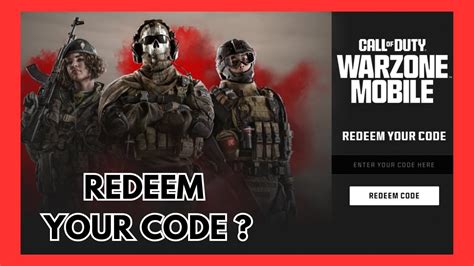 How To Redeem Codes In Call Of Duty Warzone Mobile Youtube