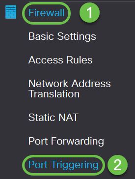 Configure Port Forwarding And Port Triggering In RV160 And RV260 Routers Cisco